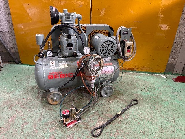 1円スタート HITACHI 日立 ベビコン エアーコンプレッサー 0.75P-9.5VP6 60Hz 3相200V 動作良好(コンプレッサー)｜売買されたオークション情報、yahooの商品 ...