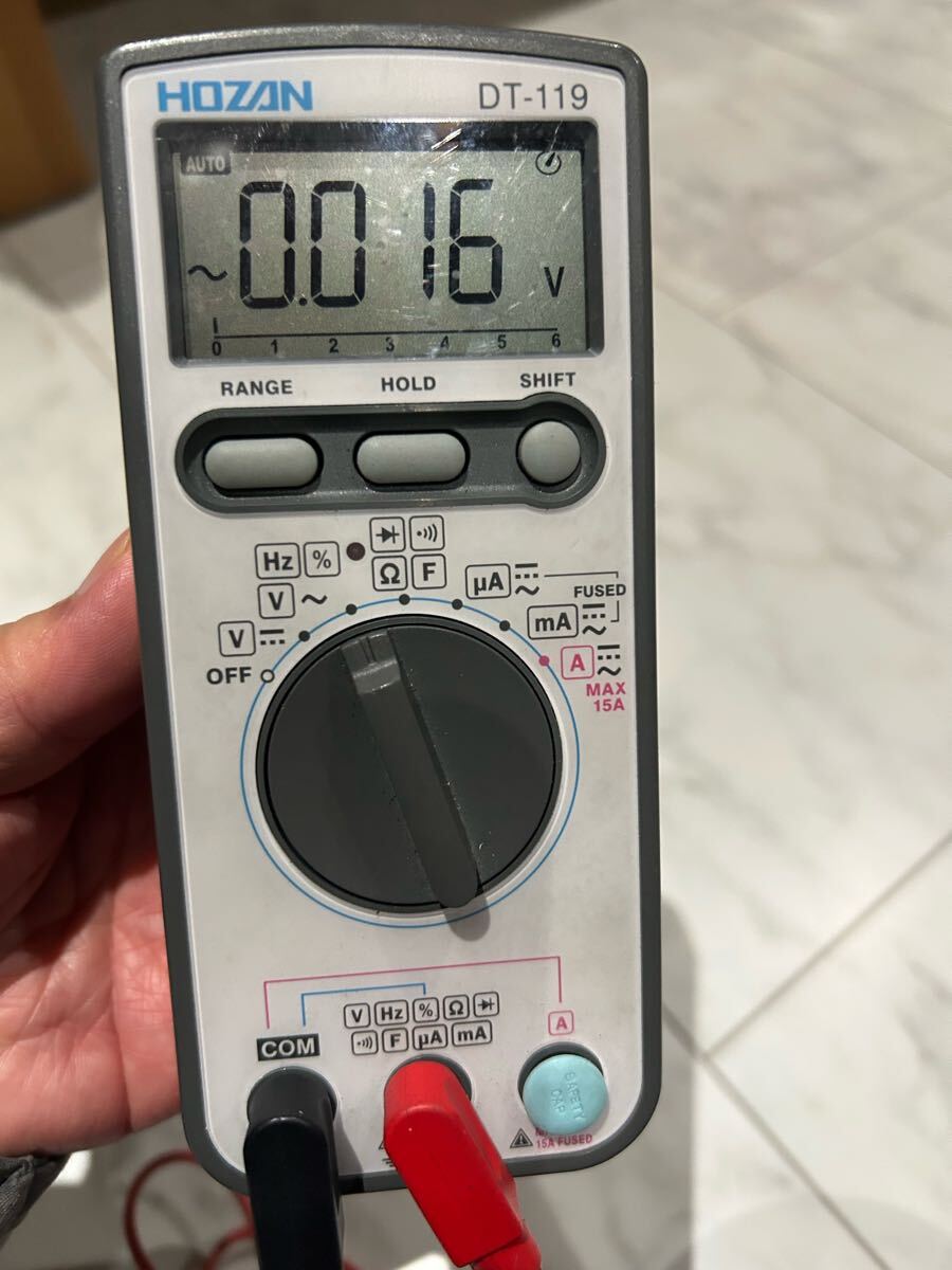 Yahoo!オークション - 美品ホーザン HOZAN デジタルマルチメータ DT-11...