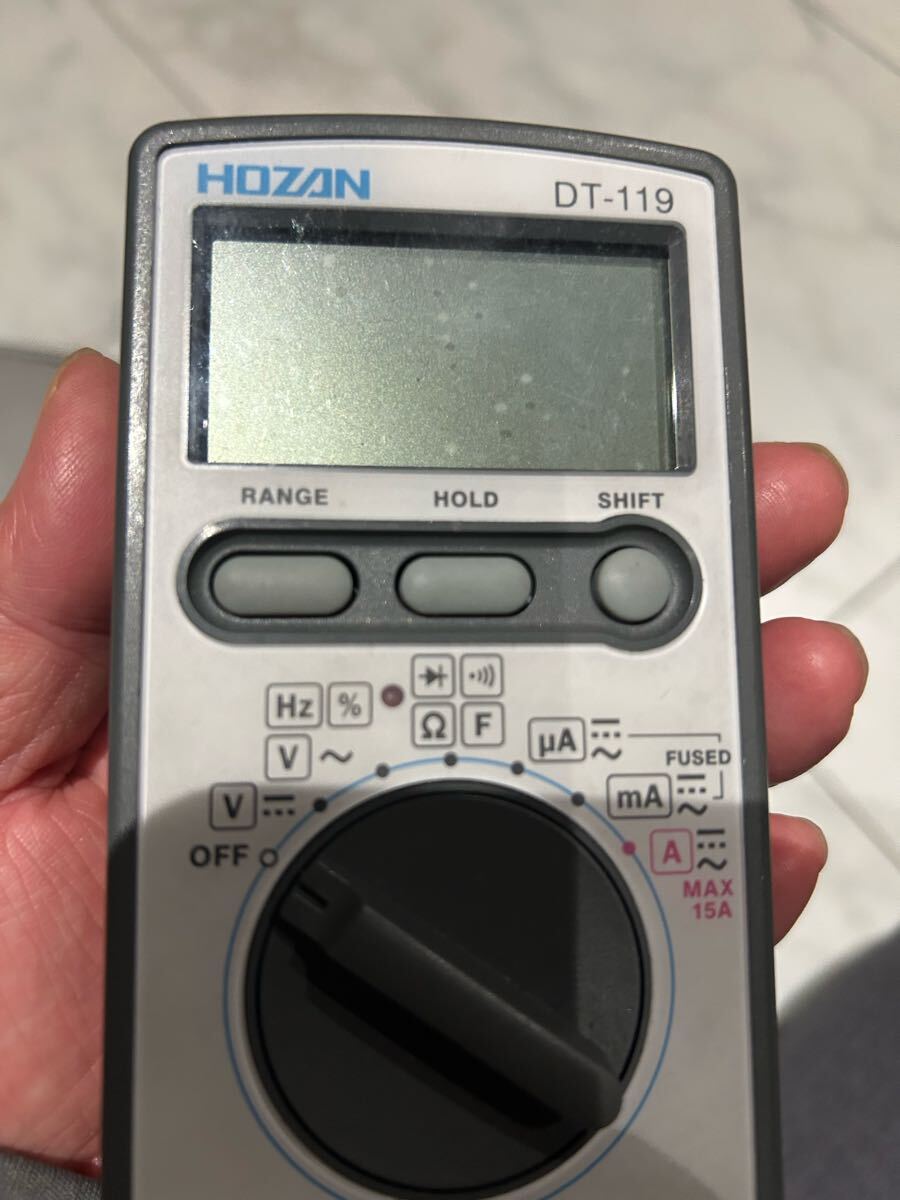 Yahoo!オークション - 美品ホーザン HOZAN デジタルマルチメータ DT-11...