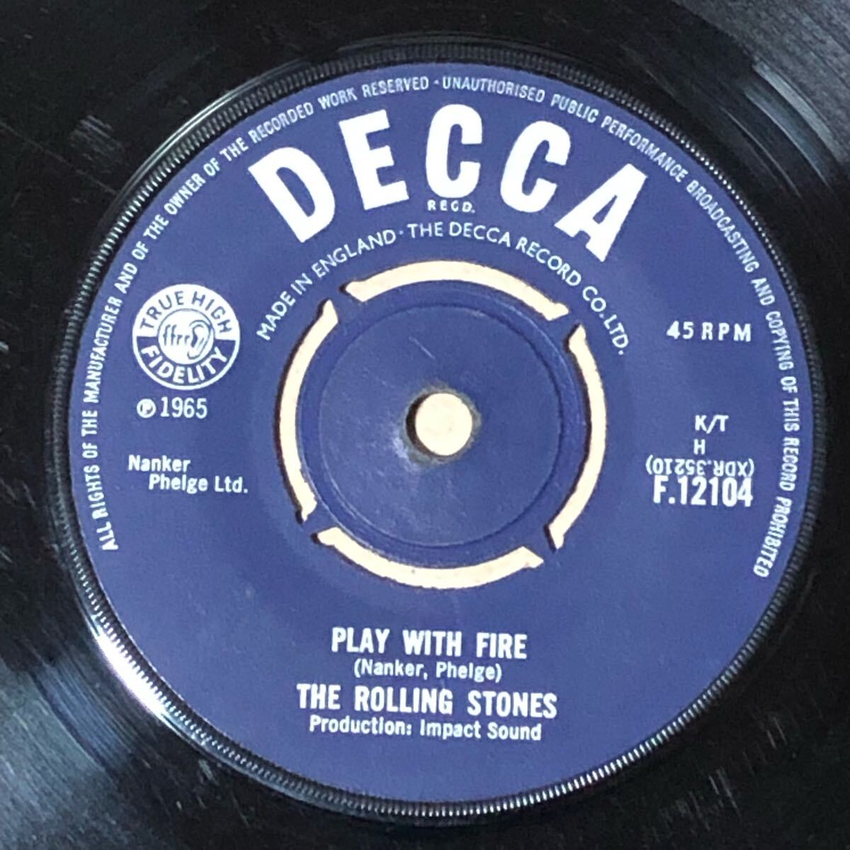 Yahoo!オークション - The Last Time UK Orig Mono 7’ Single