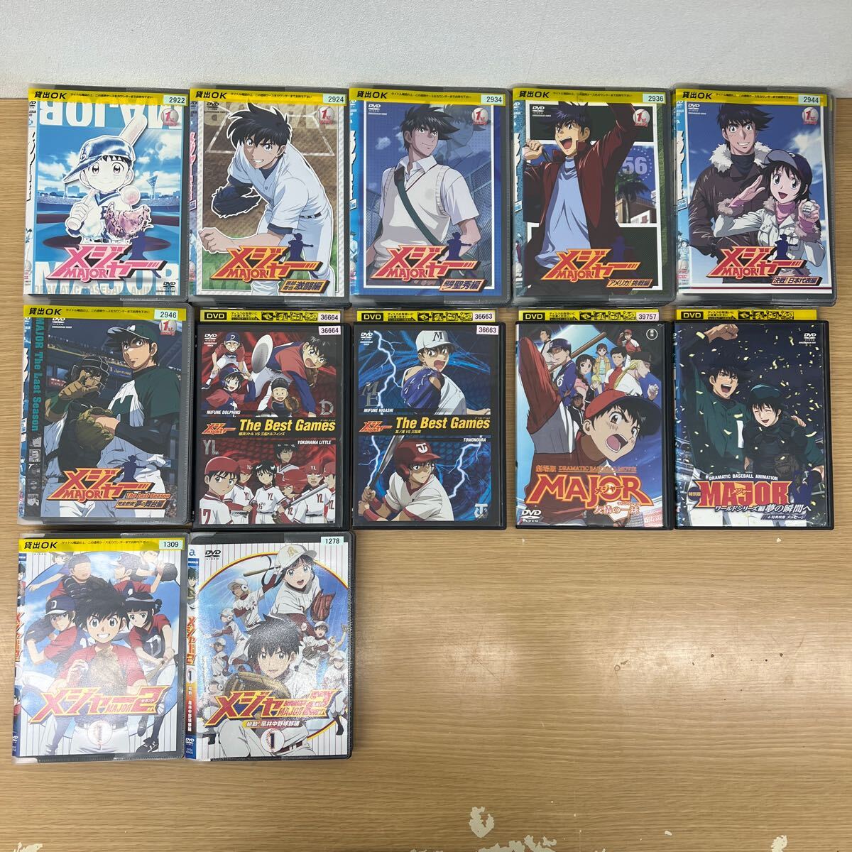 Yahoo!オークション - DVD MAJOR メジャー 1st54巻＋映画等4作＋2nd16...
