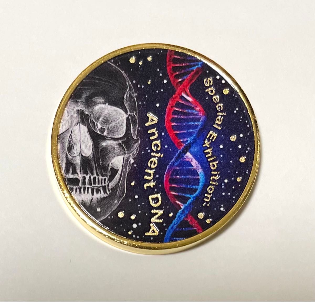 新品】 国立科学博物館 特別展 古代DNA 記念メダル 1枚 未刻印 新品】 国立科学博物館 特別展 古代DNA 記念メダル 1枚 未刻印