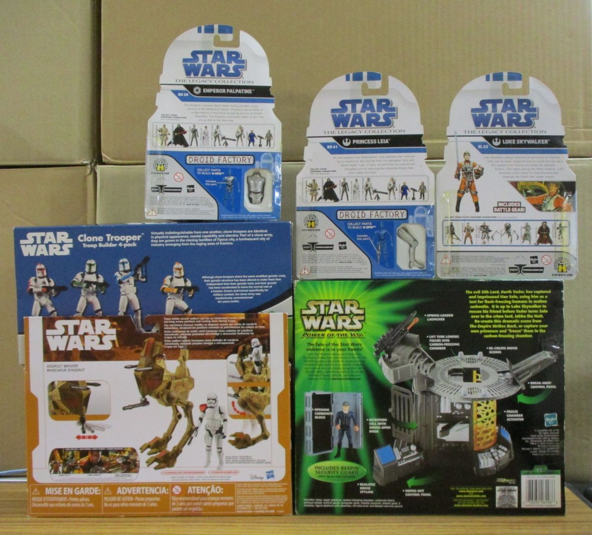 Yahoo!オークション - #w23【梱100】トミー ハズブロ スター・ウォーズ...