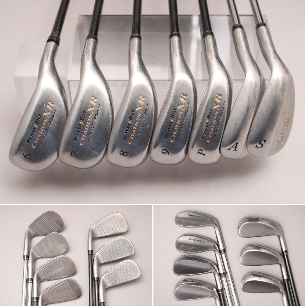 Yahoo!オークション - パワービルト クラブセット 11本 キャディバッグ...