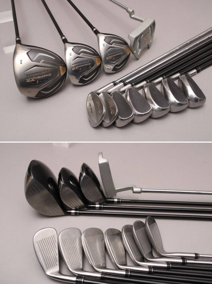 Yahoo!オークション - パワービルト クラブセット 11本 キャディバッグ...