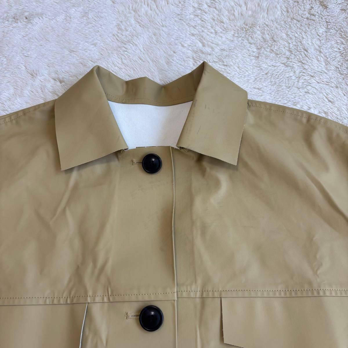 新作】24ss アメリヴィンテージ CASUAL LIKE CAPA COAT M 晴雨 新作】24ss アメリヴィンテージ CASUAL LIKE CAPA COAT M 晴雨