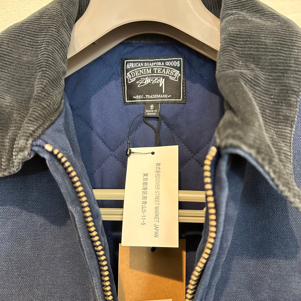STUSSY Denim Tears Canvas Jacket S ステューシー デニム STUSSY Denim Tears Canvas Jacket S ステューシー デニム