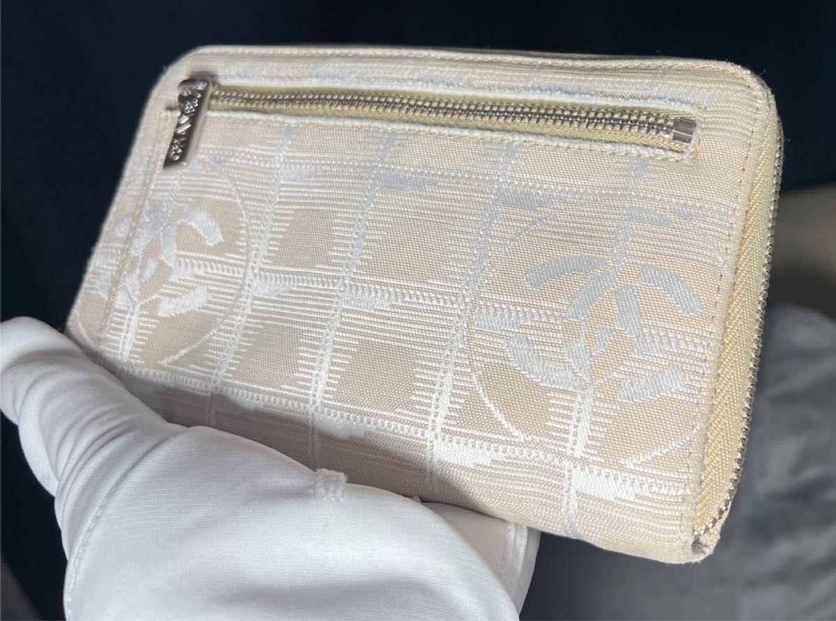 シャネル CHANEL 長財布 ラウンドファスナー キャンバス シャネル CHANEL 長財布 ラウンドファスナー キャンバス