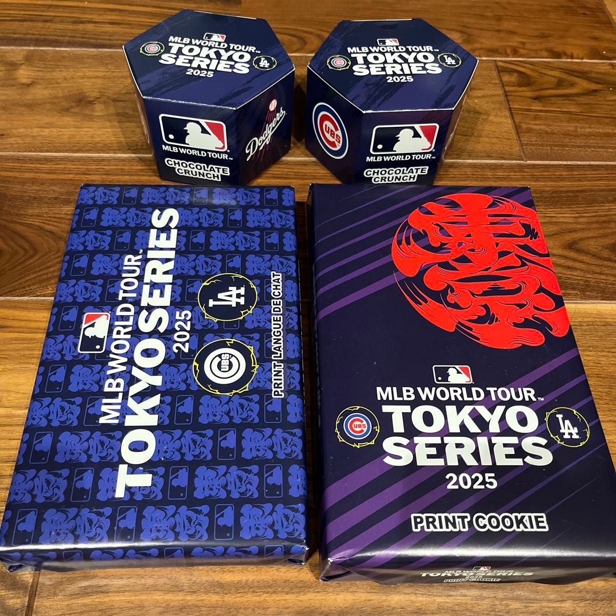 MLB 東京シリーズ ドジャース カブス お菓子 4点 まとめ売り MLB 東京シリーズ ドジャース カブス お菓子 4点 まとめ売り