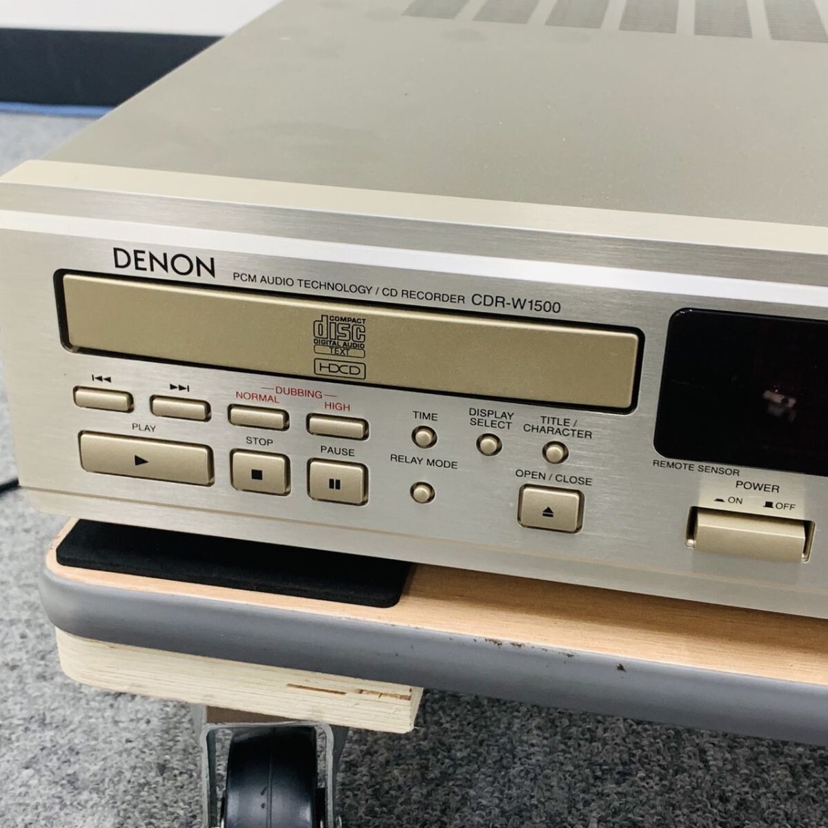 Yahoo!オークション - M129-Z18-388 DENON デノン CDR-W1500 CD RECORD...