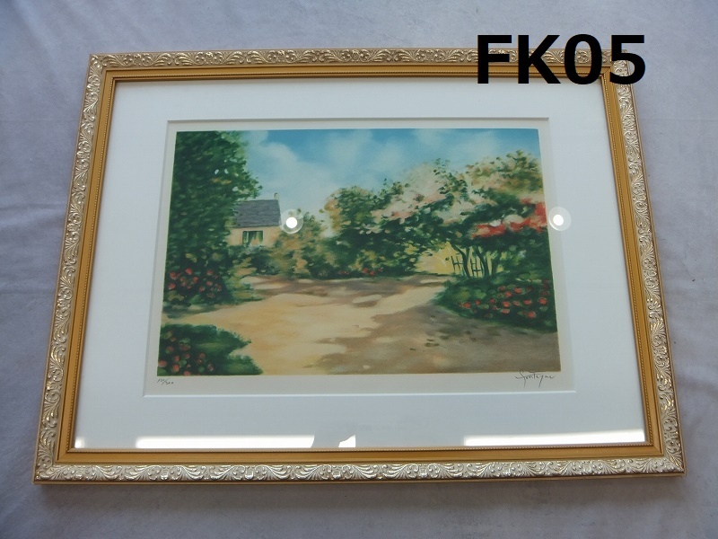 Yahoo!オークション - 【真作】 FK-5 リトグラフ ヴィリアム・フォンテ...