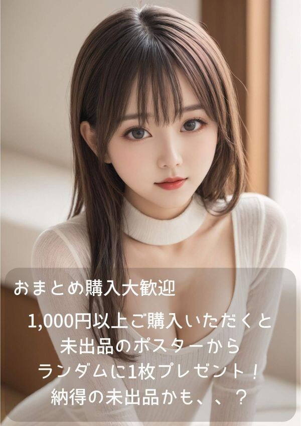 高画質 A4ポスター 美少女 女の子 アート AI 彼女風 美乳 ポスター イラスト かわいい 美女 谷間 水着 下着 セクシー SA0529(新品)のオークション落札情報