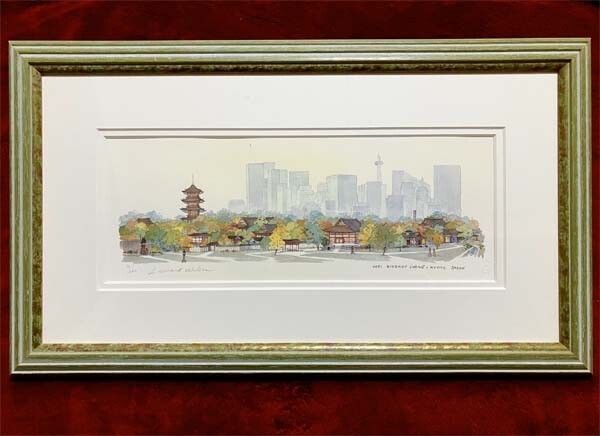 レオナルド ウェーバー 真作 Leonard Weber 1918生まれ ジクレー版画 73/250 直筆サインあり 風景画 京都 日本 東寺(その他)｜売買されたオークション情報、yahoo ...