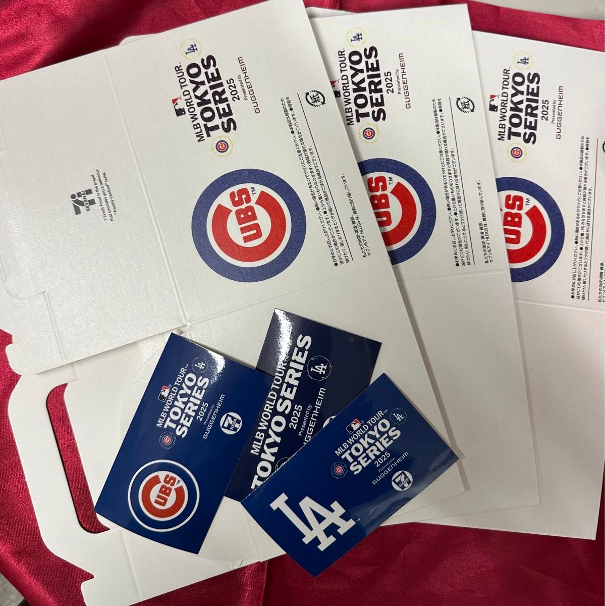 セブンイレブン ドジャース カブス ボックス MLB 東京シリーズ セブンイレブン ドジャース カブス ボックス MLB 東京シリーズ