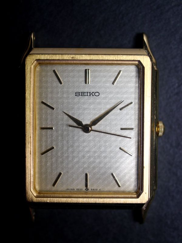 Yahoo!オークション - セイコー SEIKO クォーツ 3針 5E31-5A10 男性用 ...