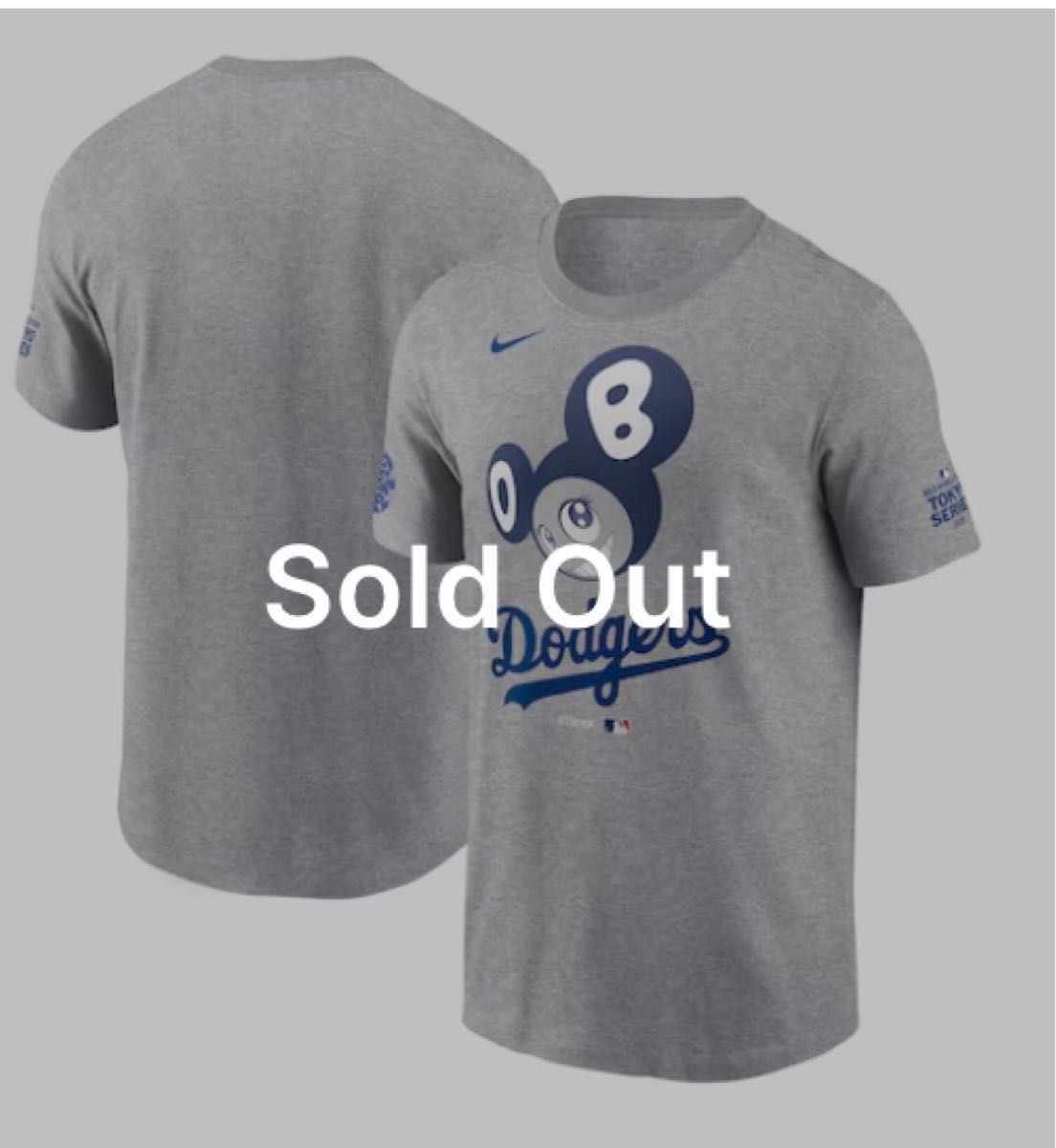 希少グッズ】MLB ドジャース x 村上隆 コラボ Tシャツ Lサイズ 希少グッズ】MLB ドジャース x 村上隆 コラボ Tシャツ Lサイズ