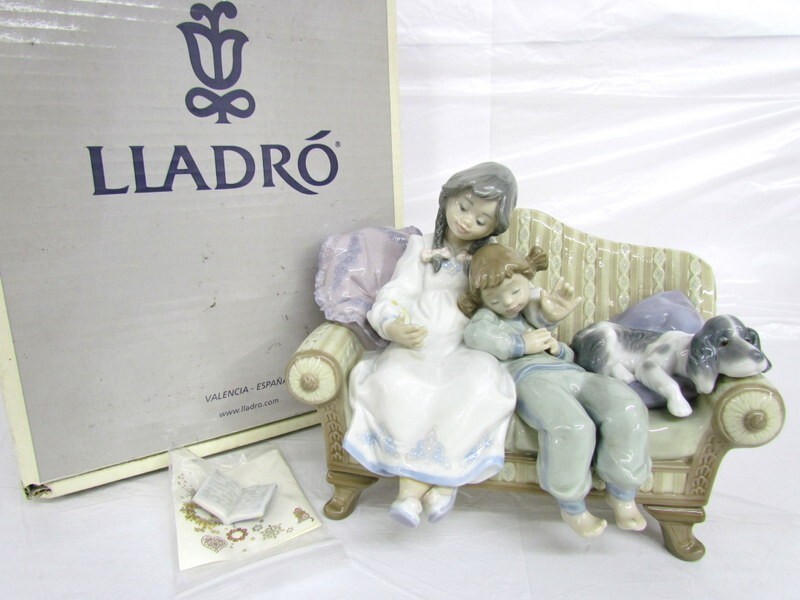 1000円スタート フィギュリン LLADRO リヤドロ 5735 お姉ちゃまのお話 少女 姉妹 犬 本読み インテリア 置物 西洋 陶器人形 2 P50002(リヤドロ)｜売買された ...