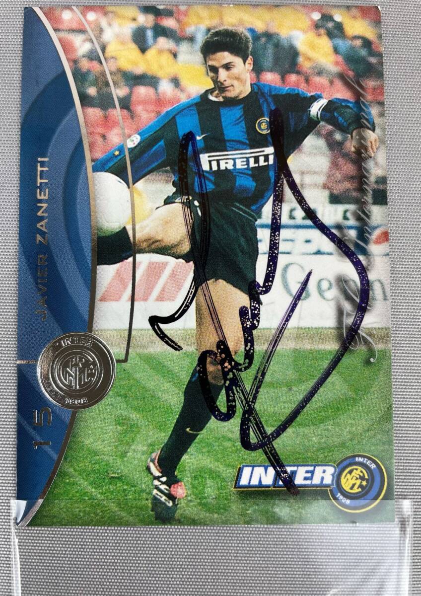 日本代購代標第一品牌【樂淘letao】－C4IF6 DS INTER 2000 インテル Javier Zanetti ハビエル・サネッティ 直筆サインカード