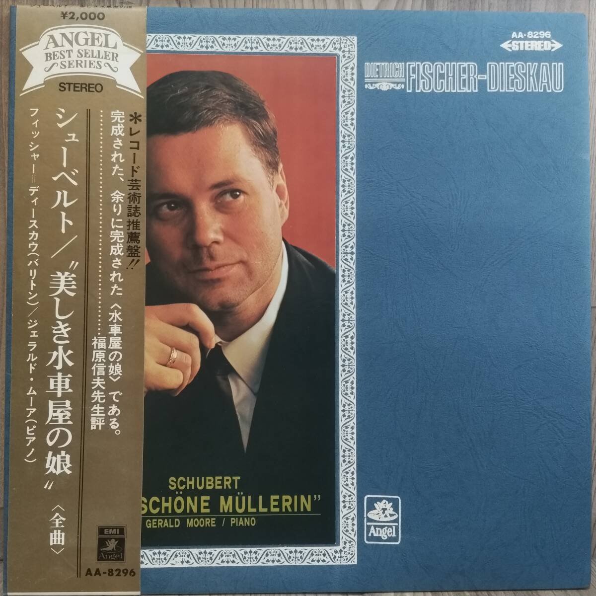 Yahoo!オークション - B015/LP無傷1枚/ディースカウ/シューベルト 「美...