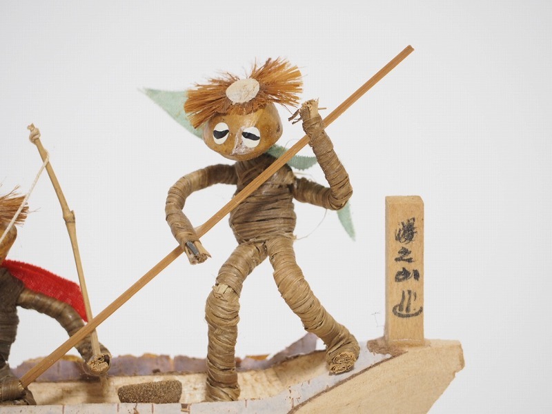 Yahoo!オークション - A0035 くるみ人形 湯之山 河童 置物 紙箱 飾り物...