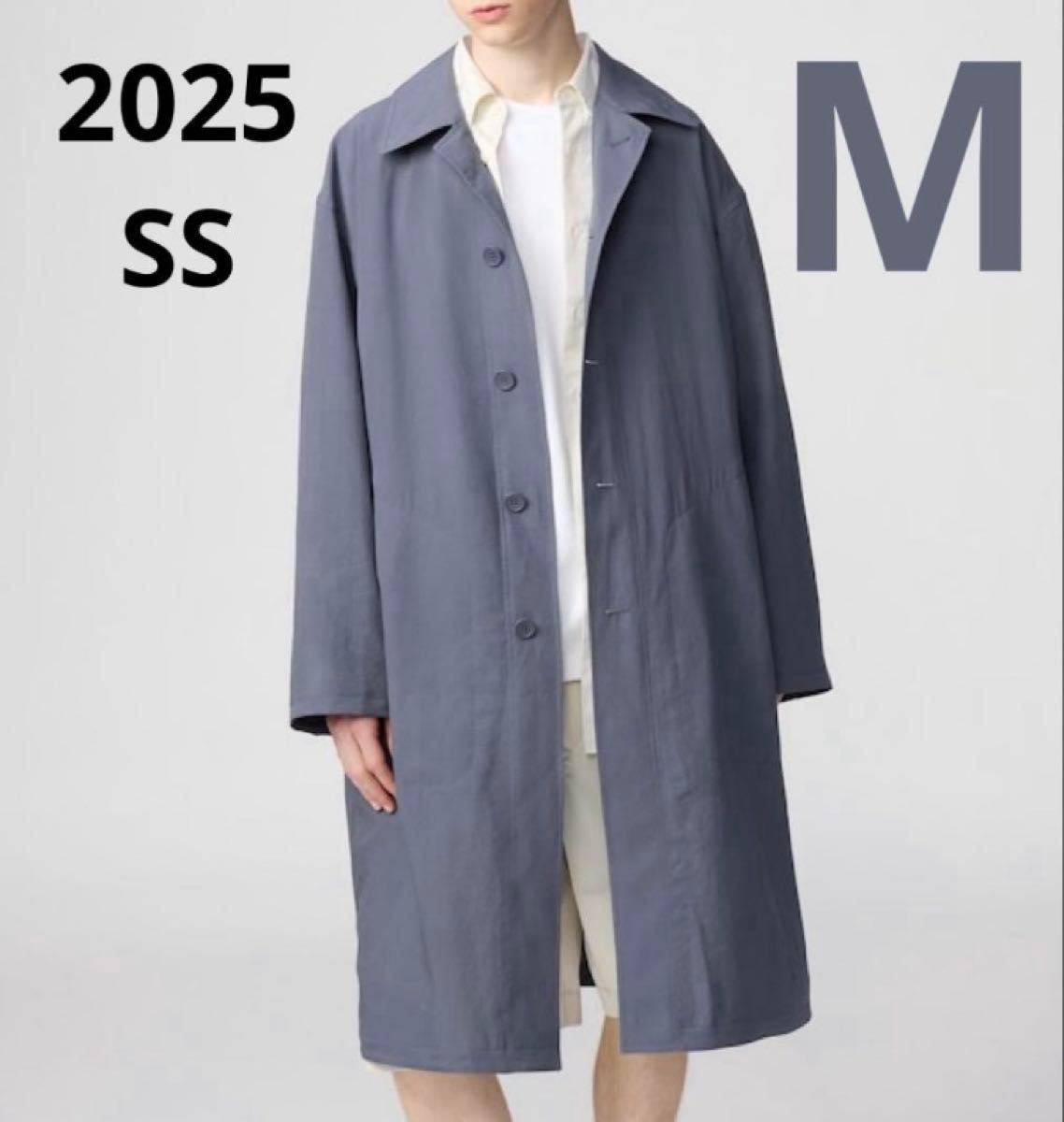 オーバーサイズステンカラーコート UNIQLO U 2025 M ユニクロU オーバーサイズステンカラーコート UNIQLO U 2025 M ユニクロU
