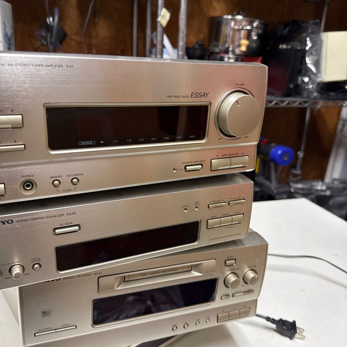 Yahoo!オークション - ONKYO システムコンポ R-A7 MD-A7 C-A7 EQ-A5 ジ...