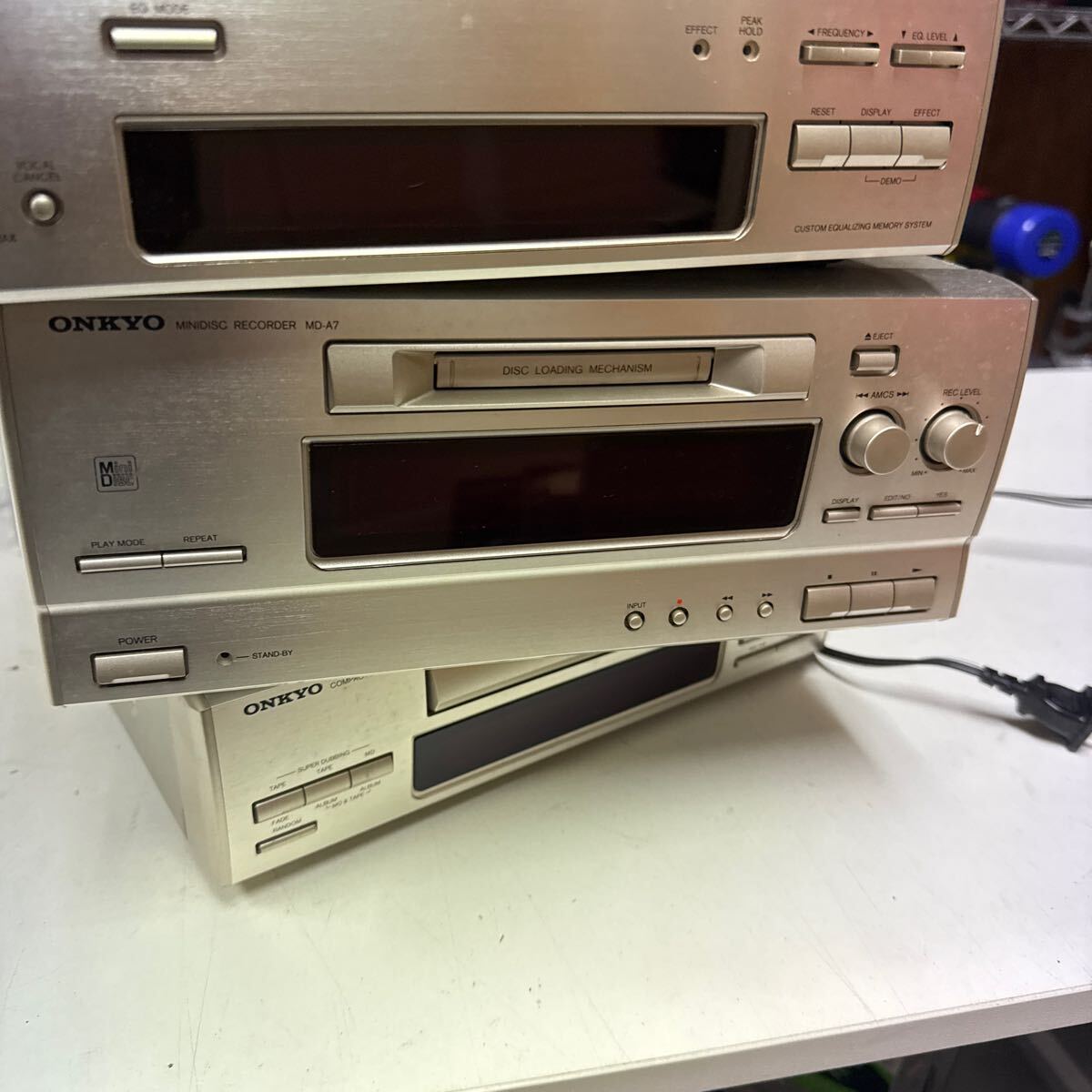 Yahoo!オークション - ONKYO システムコンポ R-A7 MD-A7 C-A7 EQ-A5 ジ...