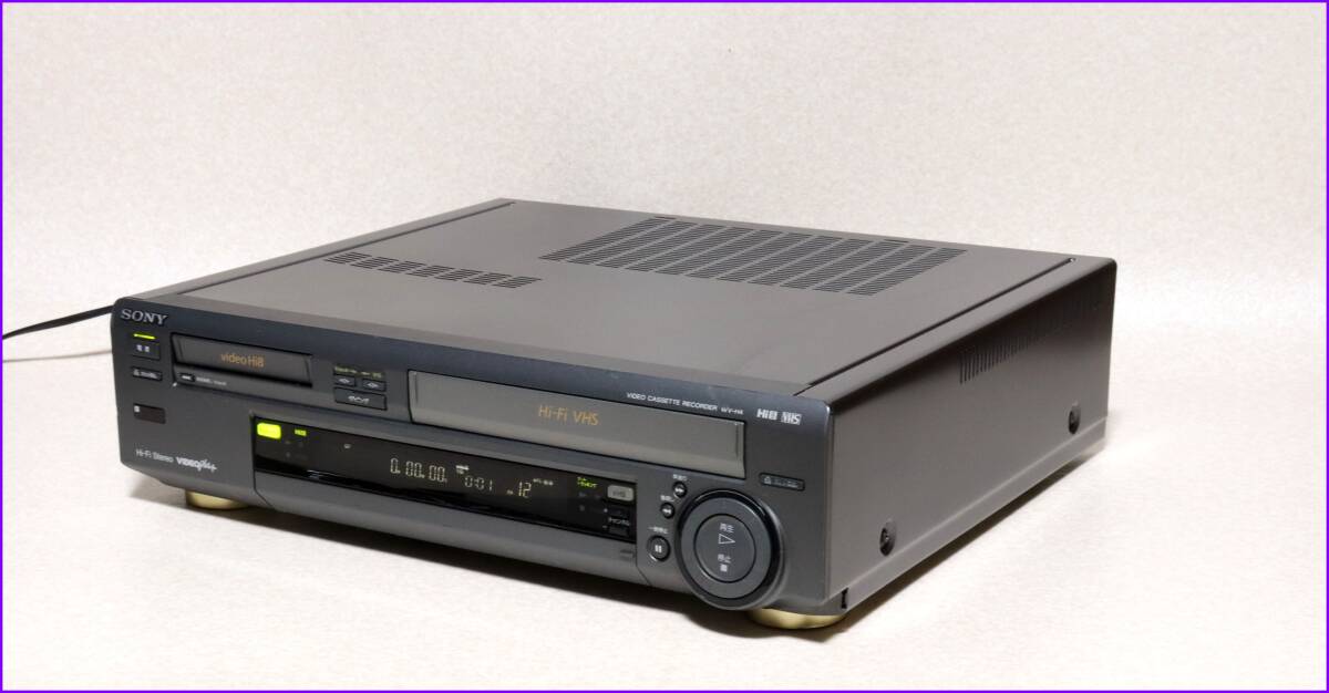 SONY Hi8/VHS Wデッキ 【 WV-H4 】 CD版説保証付完動品(8ミリ SONY Hi8/VHS Wデッキ 【 WV-H4 】 CD版説保証付完動品(8ミリ