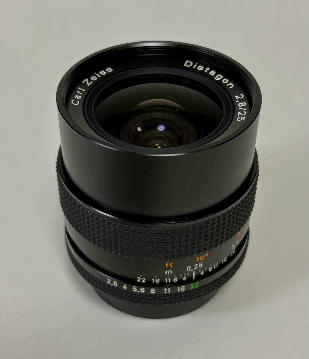 Yahoo!オークション - CONTAX コンタックス Carl Zeiss Distagon 25mm ...