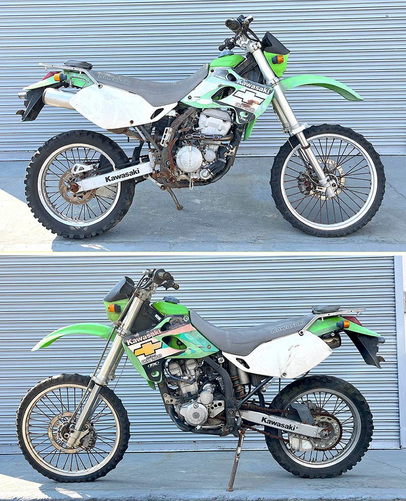 Yahoo!オークション - KLX250 LX250E メインステップ 左右set f64-27s6...