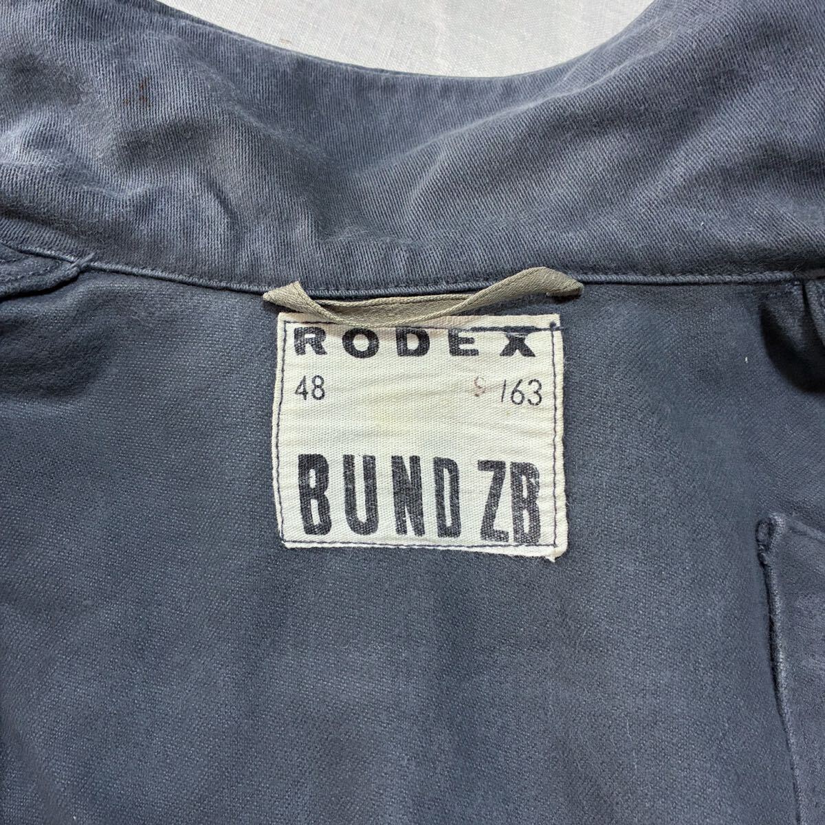 Yahoo!オークション - 60s RODEX BUND ZB ドイツ軍 モールスキン ロガ...