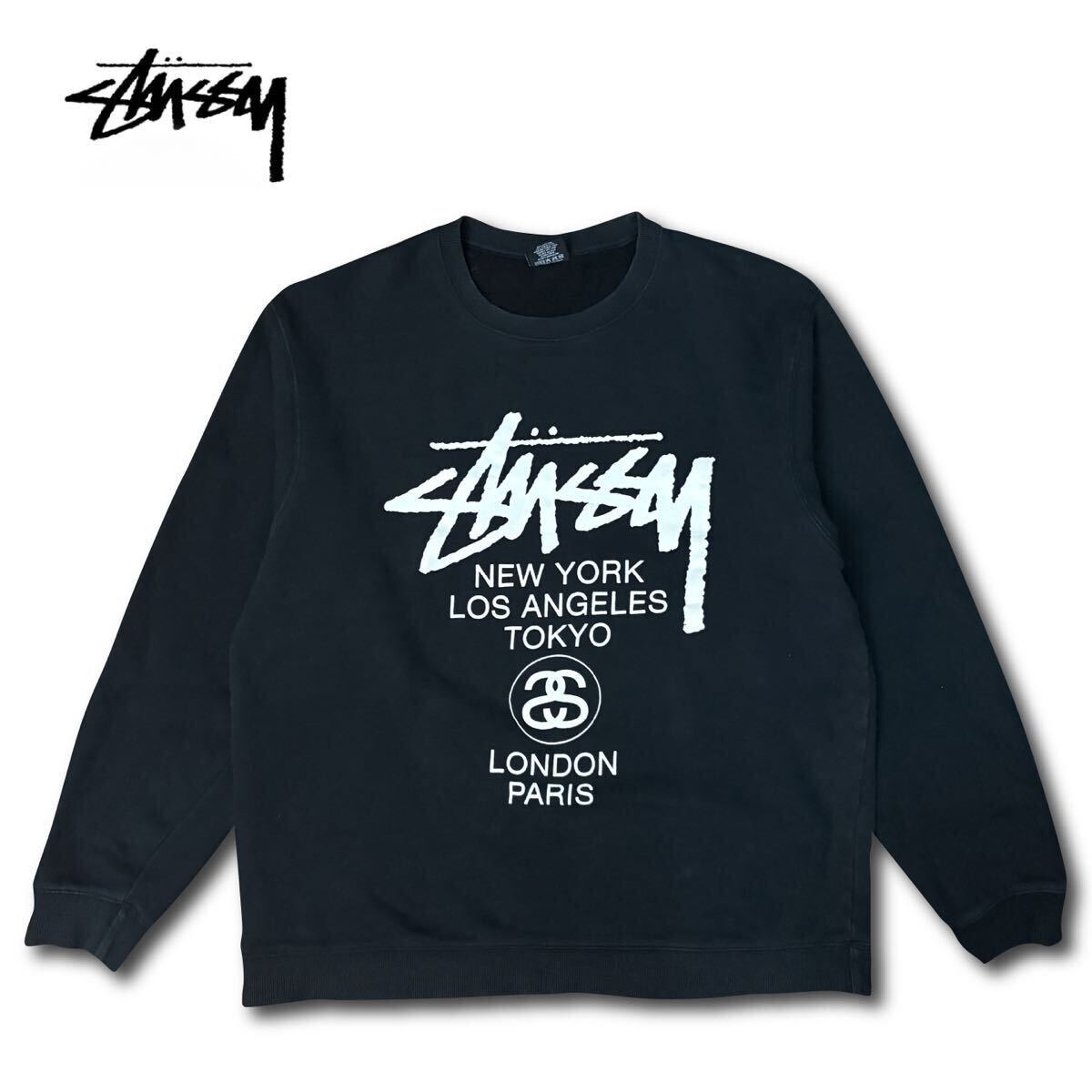 定番】Stussy World Tour Sweat Shirts ステューシー スウェット 定番】Stussy World Tour Sweat Shirts ステューシー スウェット