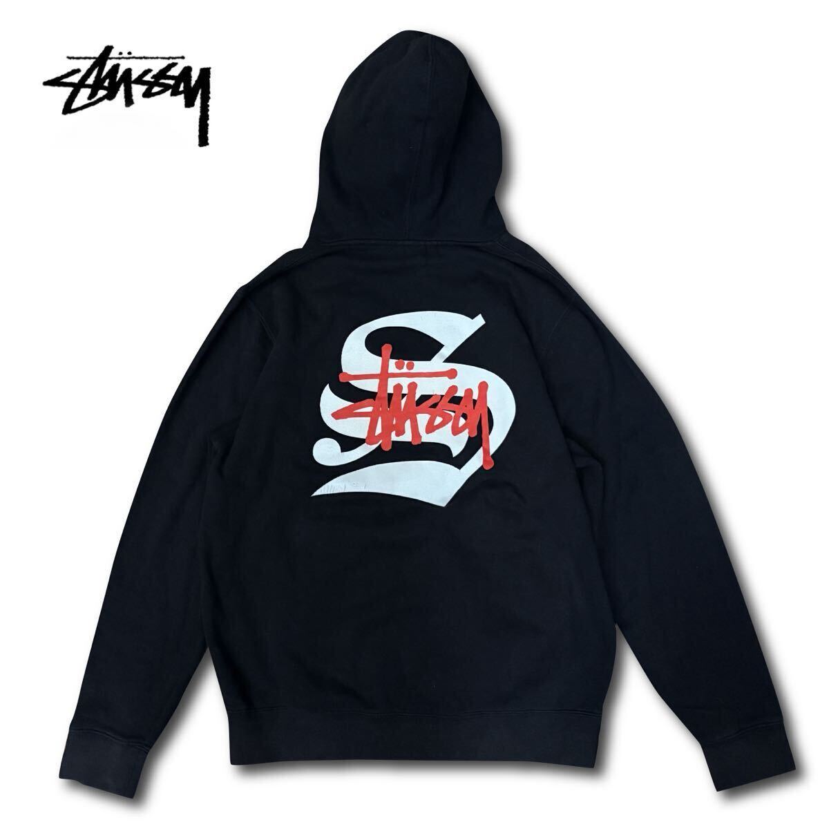 00s】Stussy Graphic Logo Parker ステューシー スウェット 00s】Stussy Graphic Logo Parker ステューシー スウェット
