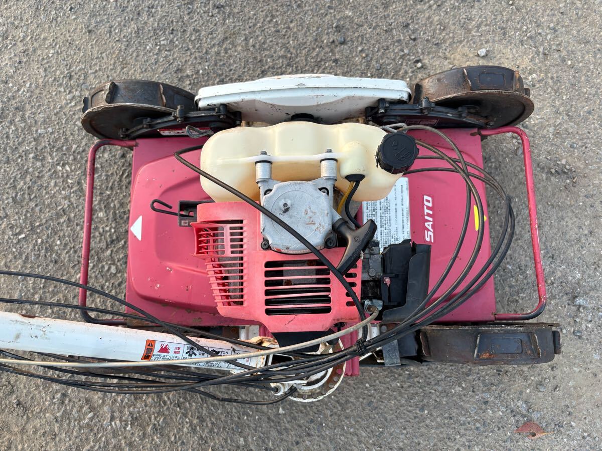 Yahoo!オークション - 4WD 斎藤農機 スパイダーモア 草刈り機 SGC-S501...