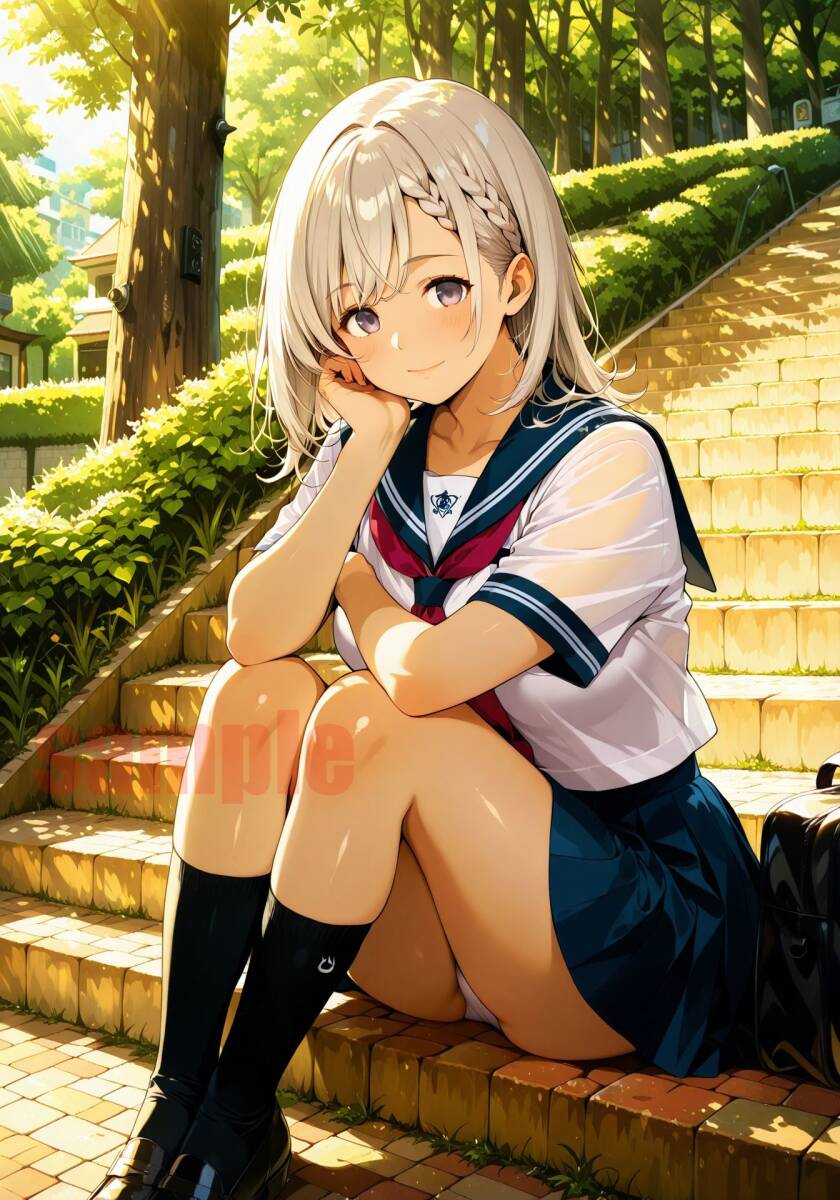 Yahoo!オークション - sd0413-036 A4 ポスター イラスト オリジナル 水...