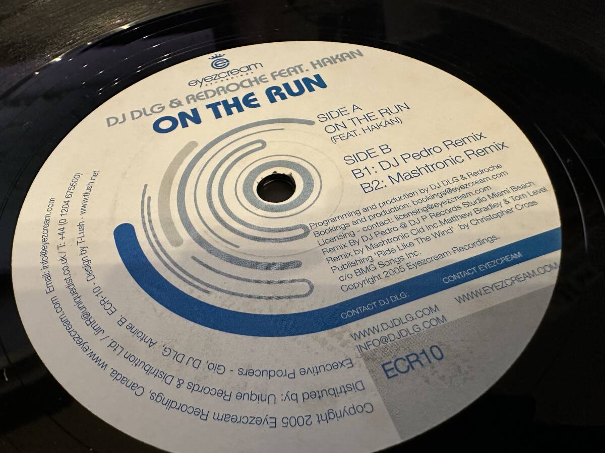 Yahoo!オークション - 12” DJ DLG&RedRoche Feat. Hakan / On The Run...