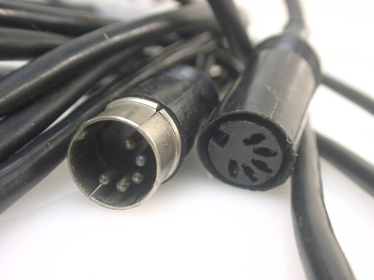 Yahoo!オークション - 約10m MIDI延長コード 丸形 5ピン DIN オス - メ...