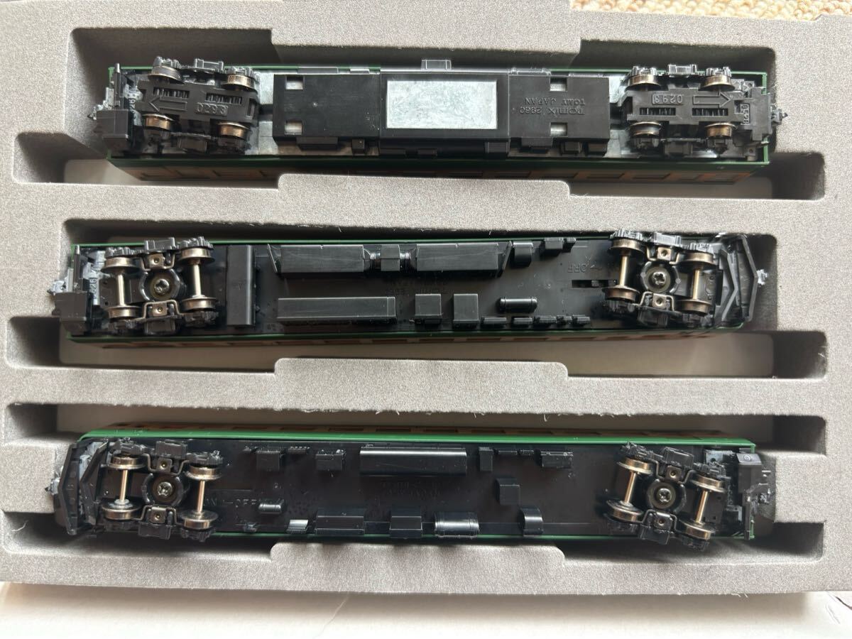 Yahoo!オークション - TOMIX 165系 3両セット 急行形直流電車 鉄道模型...