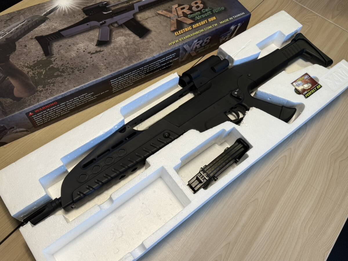 Yahoo!オークション - 美品 SRC XM8 (XR8) 電動ガン スコープ付き ドイ...