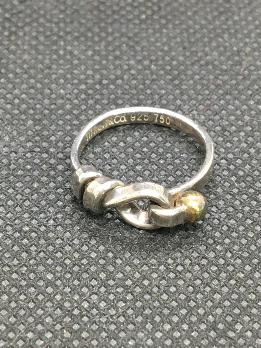 40776 TIFFANY&Co. ティファニー フック&アイ コンビ リング 40776 TIFFANY&Co. ティファニー フック&アイ コンビ リング