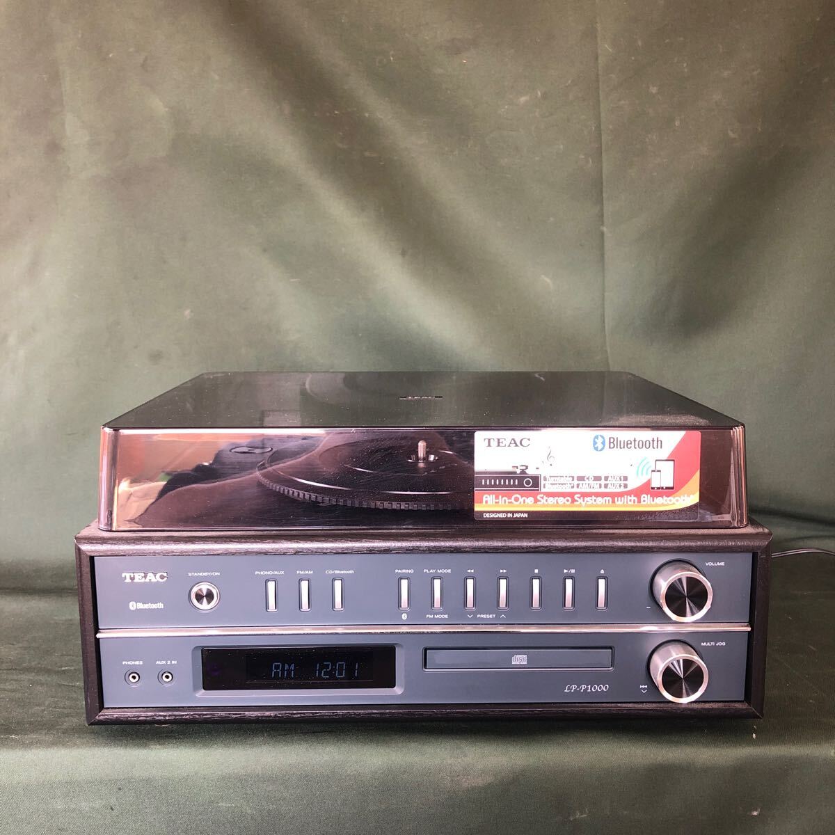 TEAC ティアック TURNTABLE AUDIO SYSTEM LP-P1000 ターンテーブルオーディオシステム 本体 オーディオ機器 ...