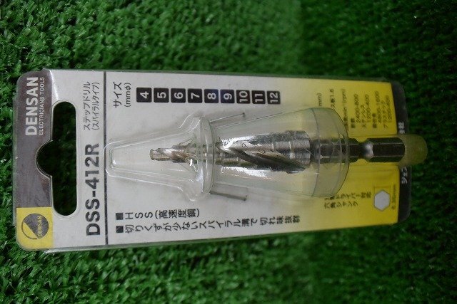 Yahoo!オークション - j 未開封 DENSAN DSS-412R ステップドリル 4-12...
