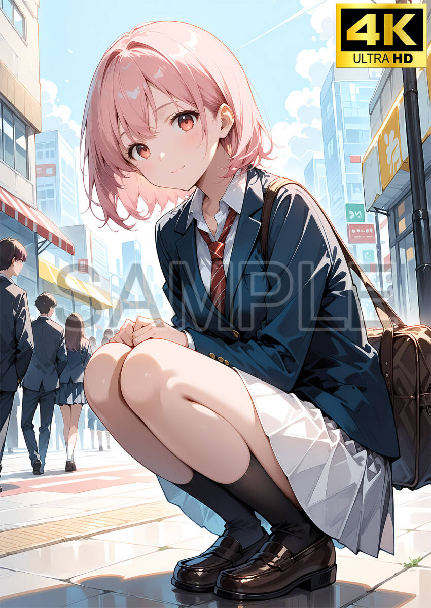 Yahoo!オークション - N049 オリジナルイラスト コスプレアート A4 超...