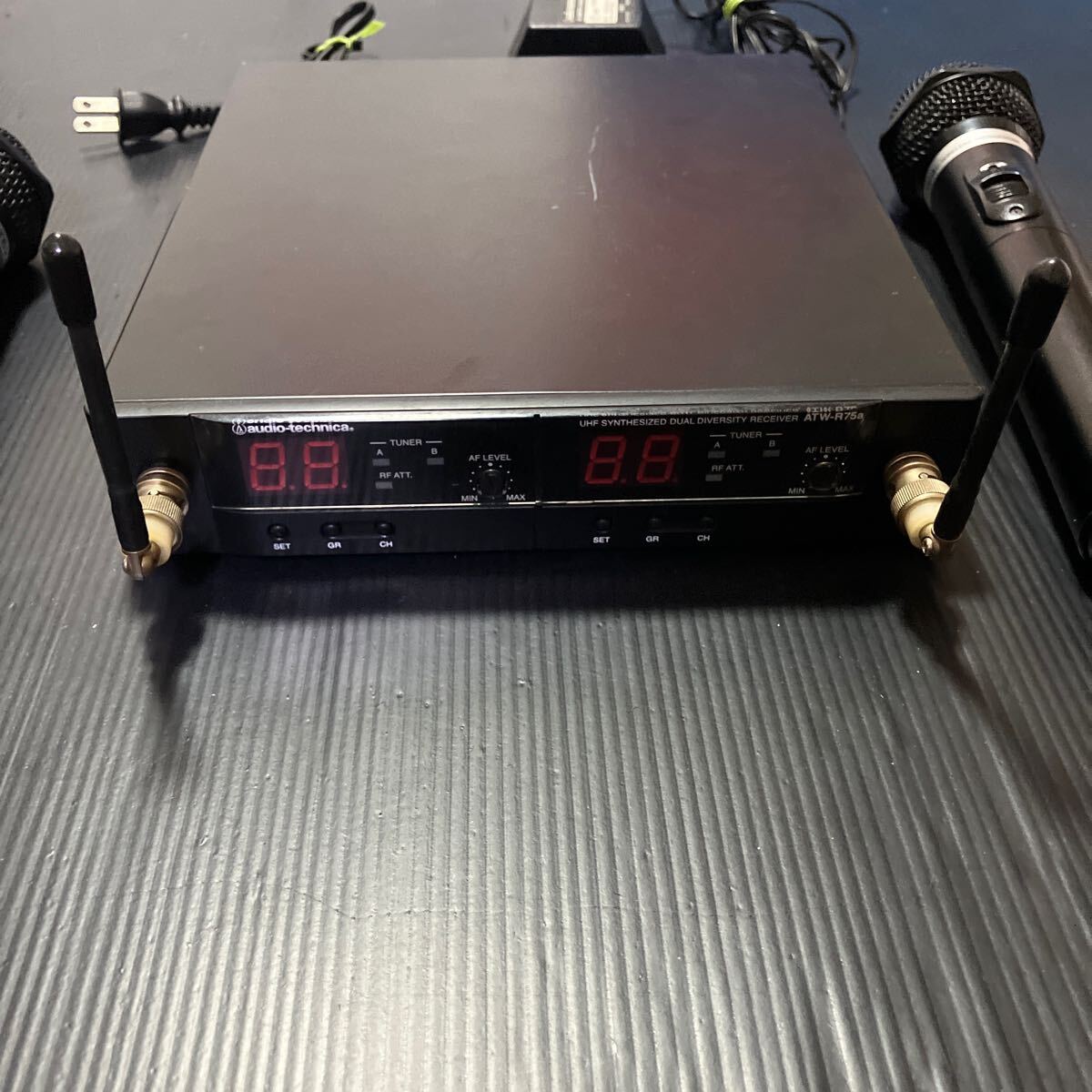 Yahoo!オークション - オーディオテクニカ カラオケ atw-r75a マイク A...
