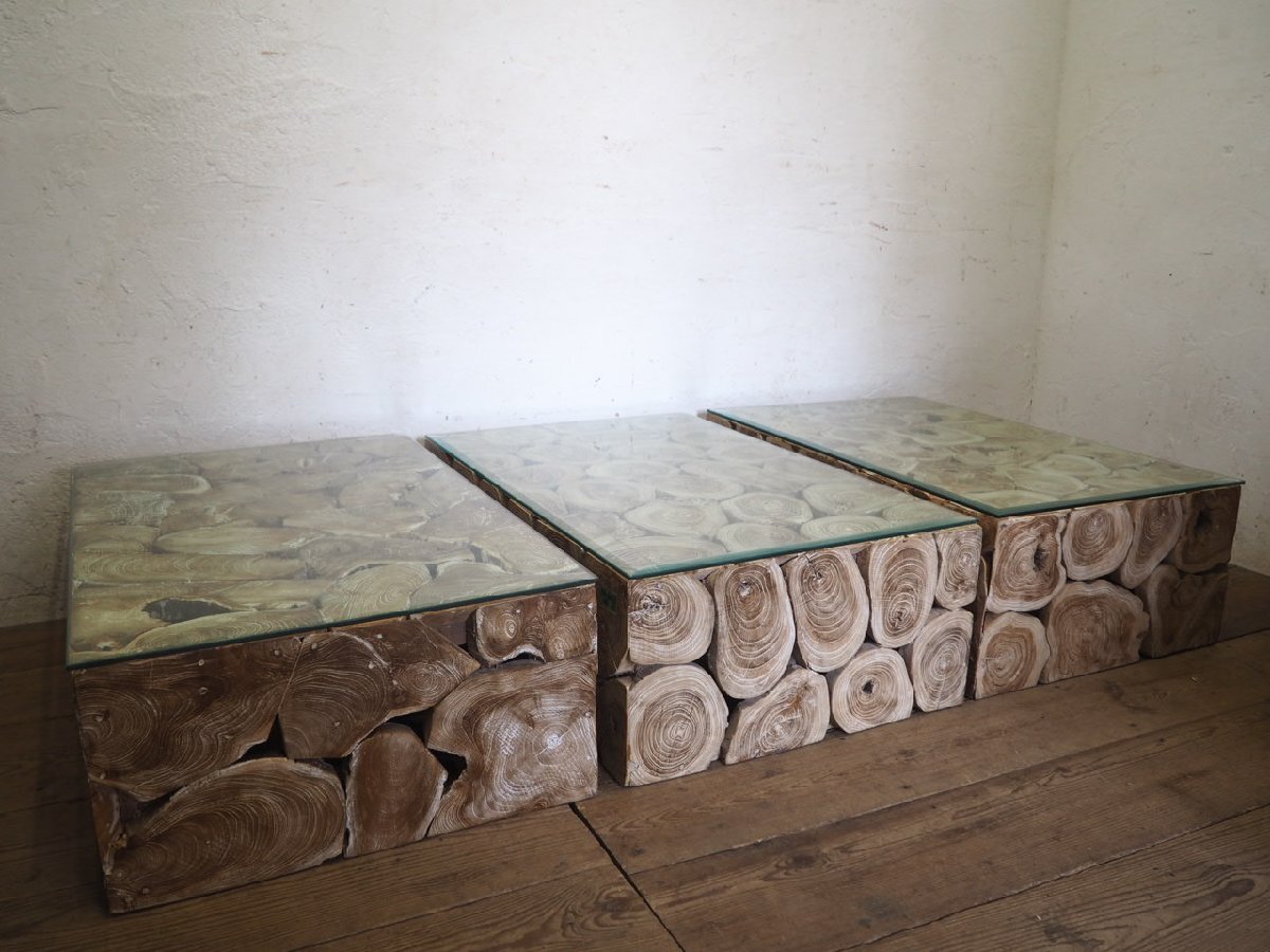 Yahoo!オークション - タ荷H0602 ②天板W90cm×D60cm ガラストップ 素...