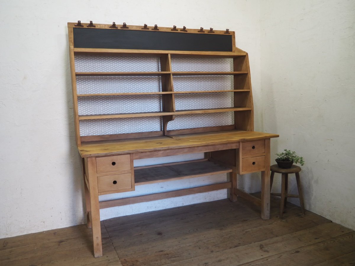 Yahoo!オークション - タ荷F0664 H172 5cm×W156cm 分割式 収納棚付き...