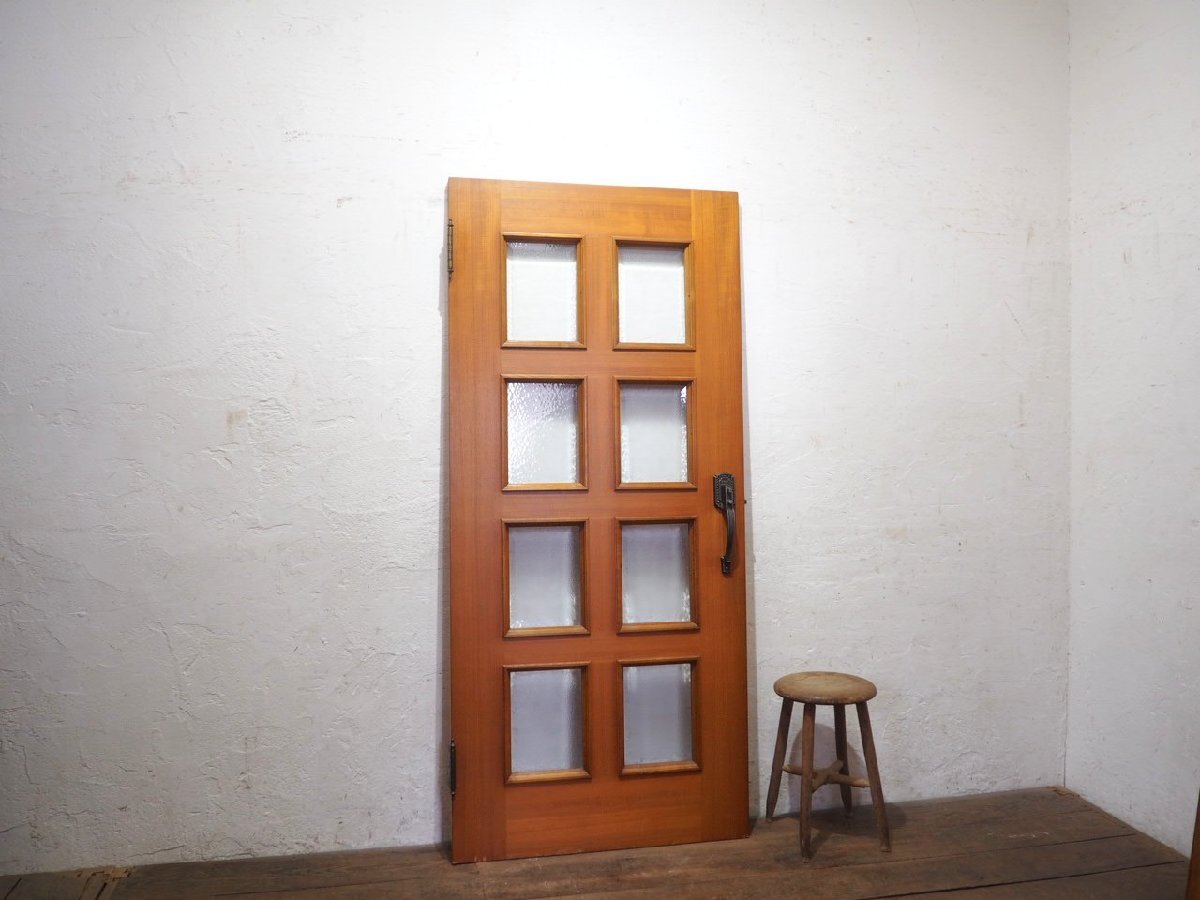 Yahoo!オークション - タU0941 【H177 5cm×W80cm】 ガラス入り レトロ...