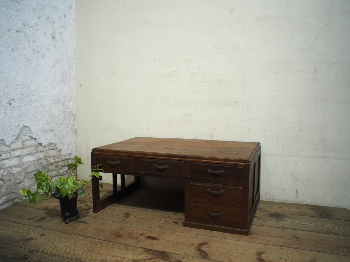 Yahoo!オークション - タF0143 天板W79 5cm×D49 5cm 重厚な欅のロータ...