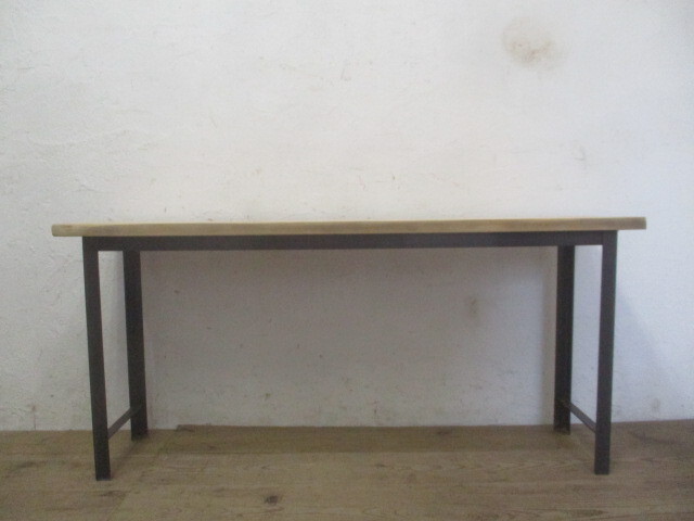 Yahoo!オークション - タP415 天板W150cm×D38 5cm ヴィンテージ 無垢...