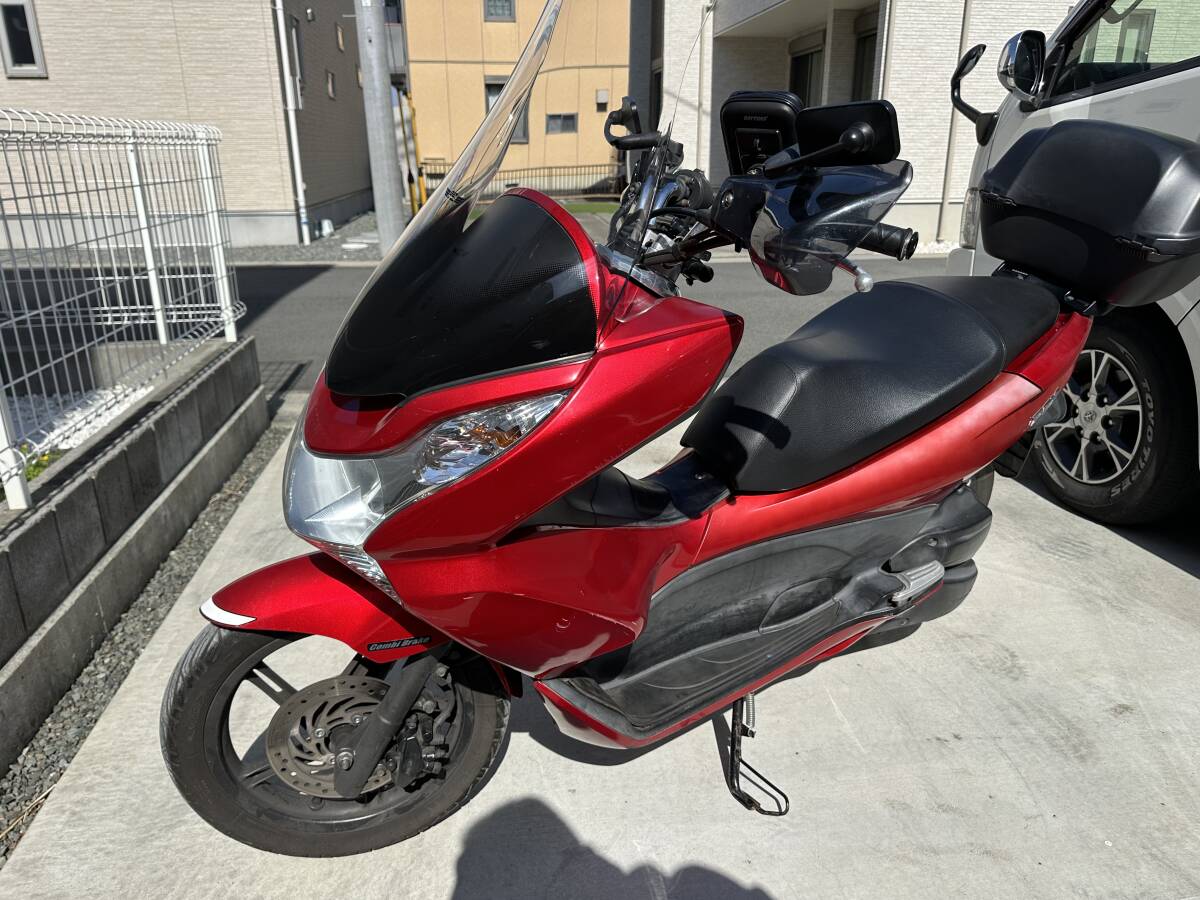 Yahoo!オークション - 『再出品』 HONDA PCX 125 JF28 レッド 走行3885...